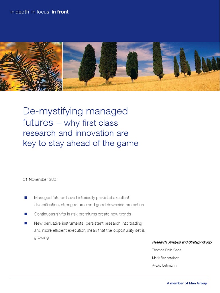 De Mystifying ManagedFutures | PDF | Futures Contract | Margin (Finance)