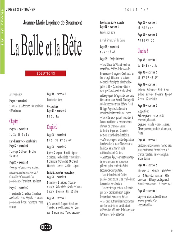 La Belle Et La Bete | PDF | Divertissement (Général) | Loisirs