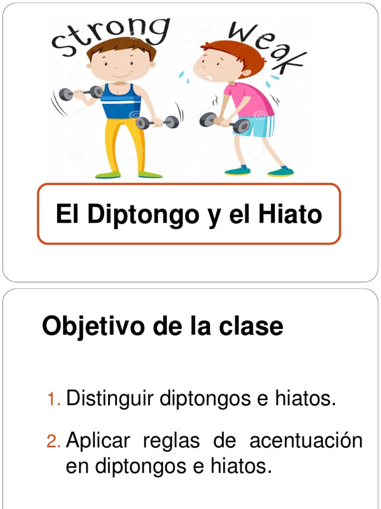 Diptongo y Hiato en el Cuento | PDF | Fonología | Lingüística