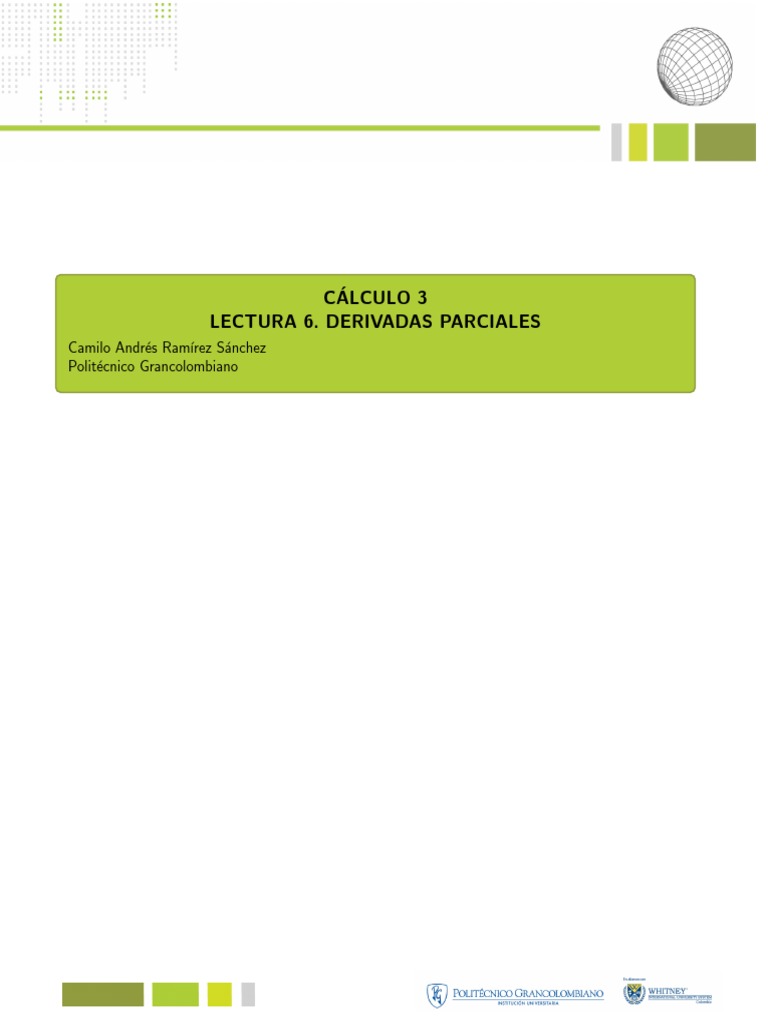 Derivadas Parciales | PDF | Derivado | Tangente