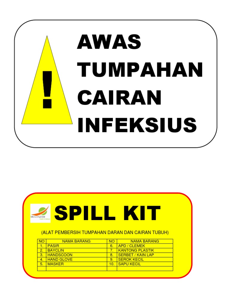 Awas Tumpahan Cairan Infeksius | PDF