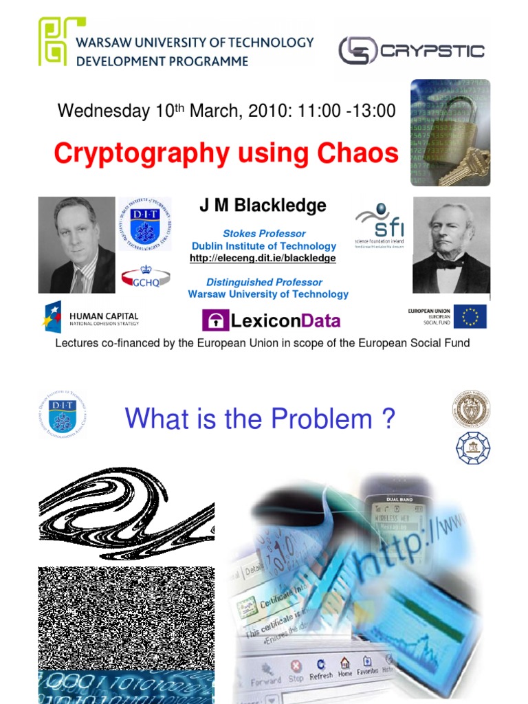 Cryptography Using Chaos | PDF | Chaos Theory | Cryptography