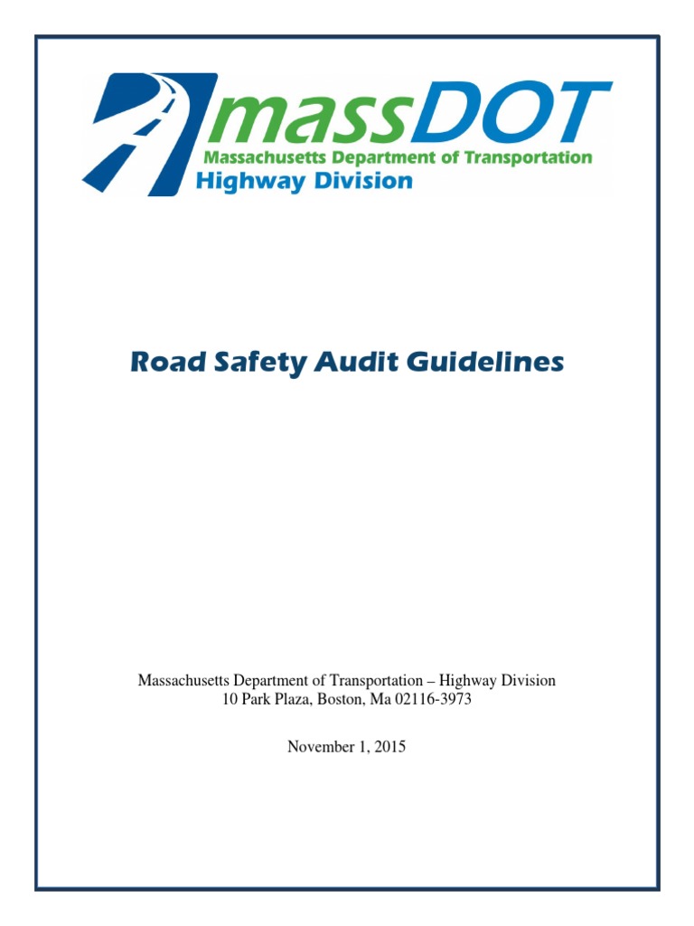 Road Safety Audit Guidelines Summary | PDF | Road Traffic Safety | Traffic