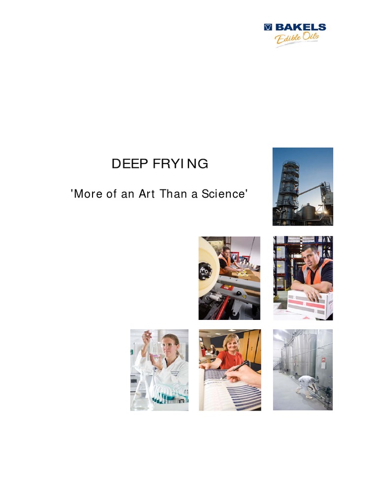 Deep Frying - More of An Art Than A Science | PDF | Cooking Oil ...