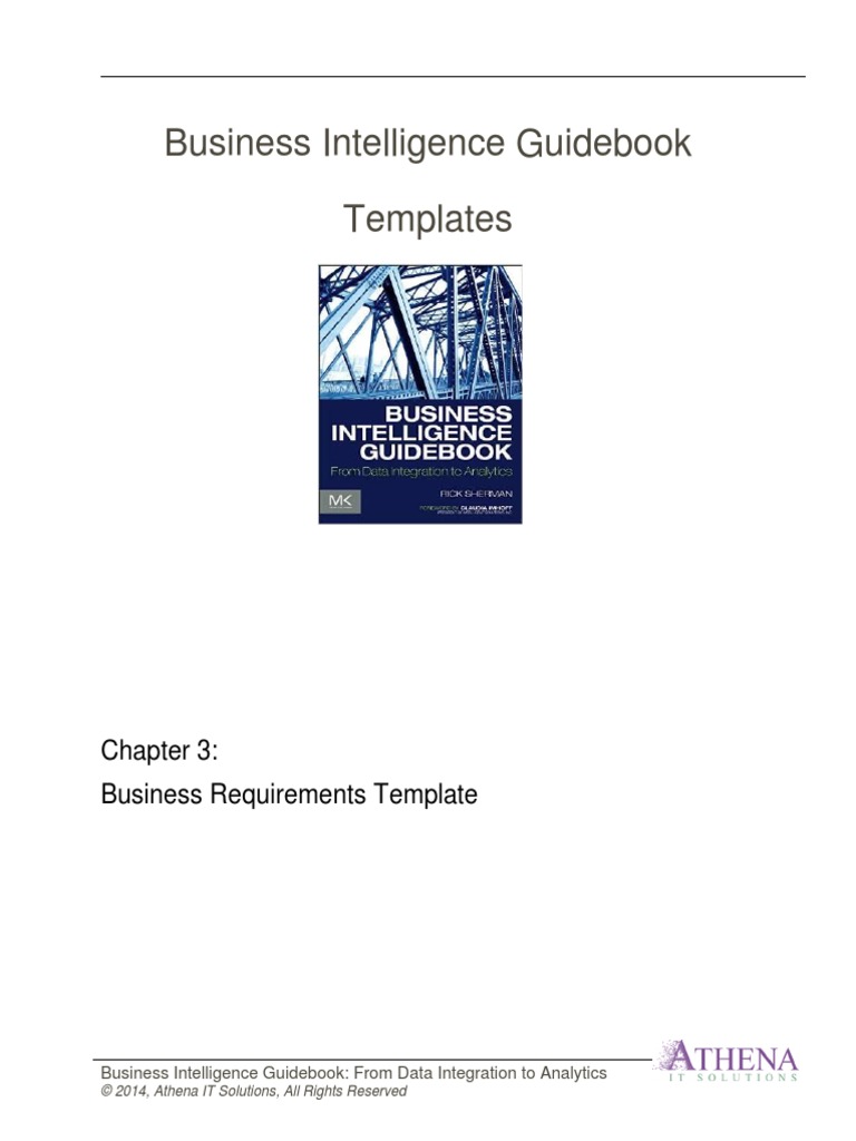 BIGuidebook Templates - BI Requirements | PDF | Business Intelligence ...