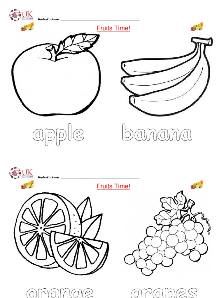 Fruits To Paint | PDF