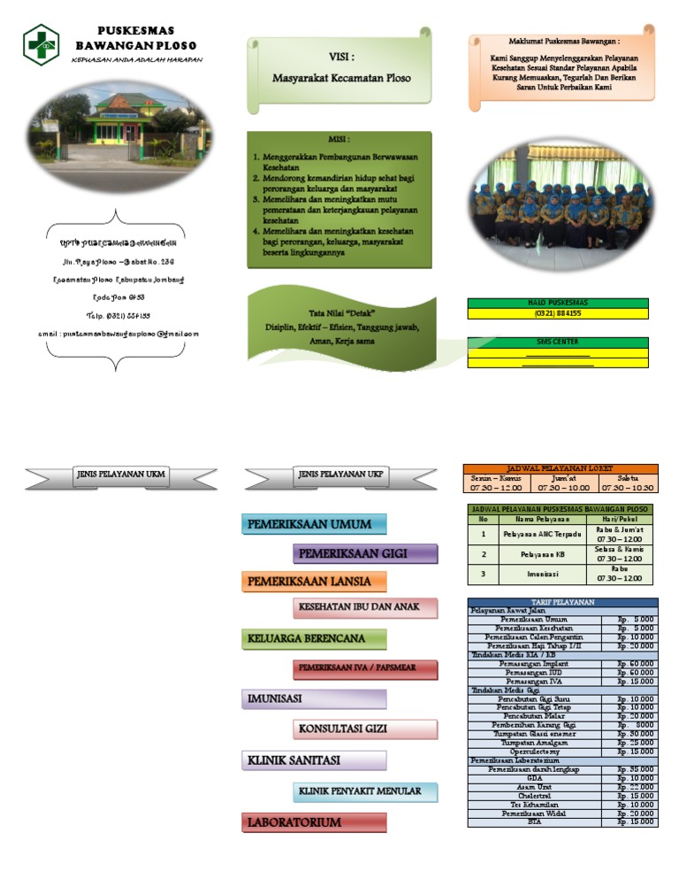 Leaflet PKM Bawangan | PDF