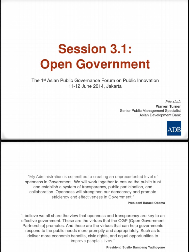 17 Session 3.1 Panel1 - Warren Turner | PDF | Political Science ...