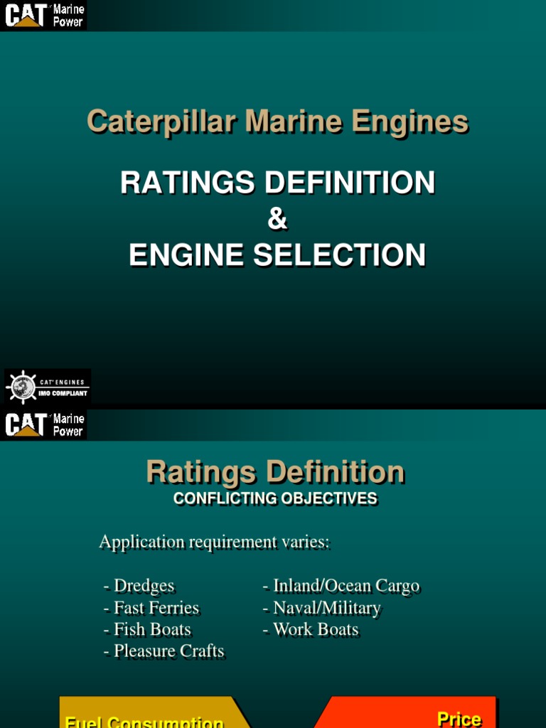 Ratings Definition & Engine Selection | PDF | Propeller | Hull (Watercraft)