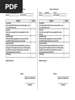 Fashion Show Rubric | PDF