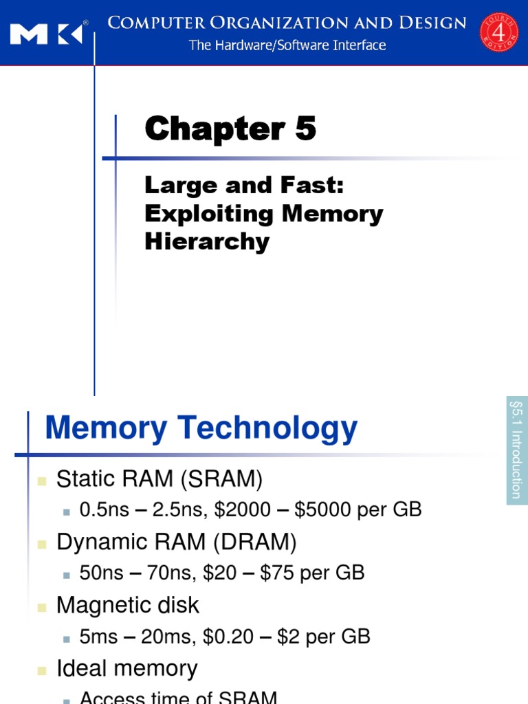 04 - Large and Fast Exploiting Memory Hierarchy | PDF | Cpu Cache | Cache (Computing)