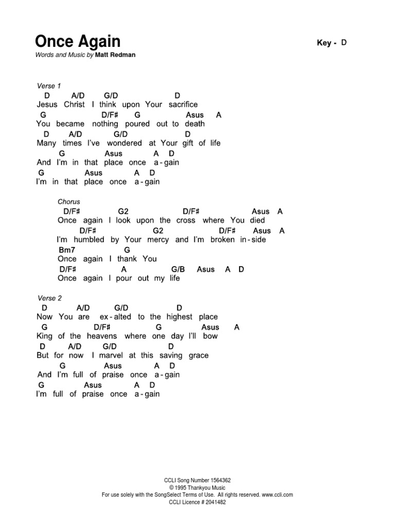 Once Again by Matt Redman | PDF
