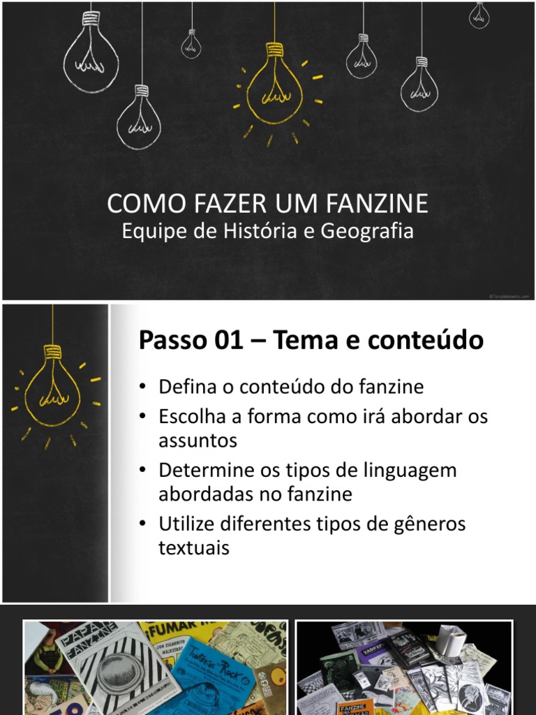 Como Fazer Um Fanzine | PDF | Papel | Imagem
