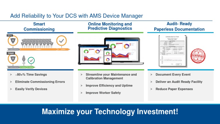 Maximize Your Technology Investment!: Add Reliability To Your DCS With ...