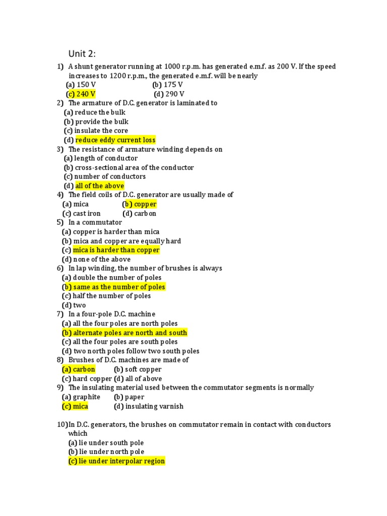 Question Bank Eee | PDF | Transformer | Electric Motor