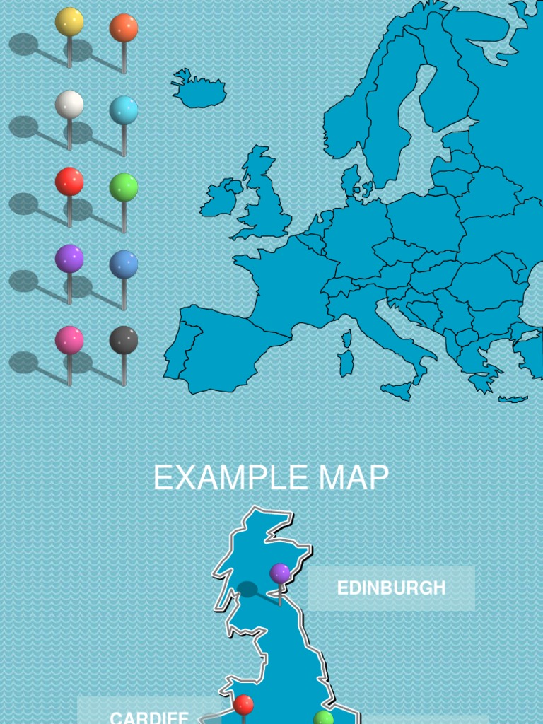 Mapa Europa Editavel | PDF