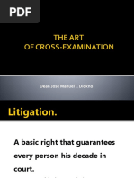 Sample Cross Examination Questions | PDF | Cross Examination | Witness