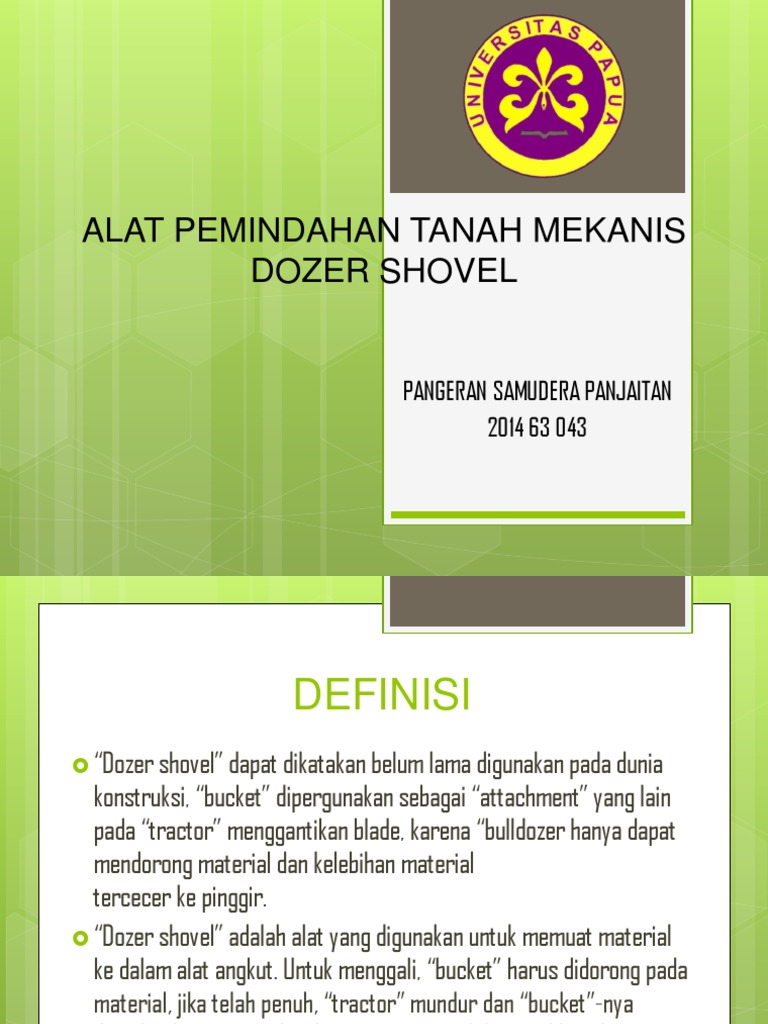 Pengertian dan Cara Kerja Dozer Shovel | PDF