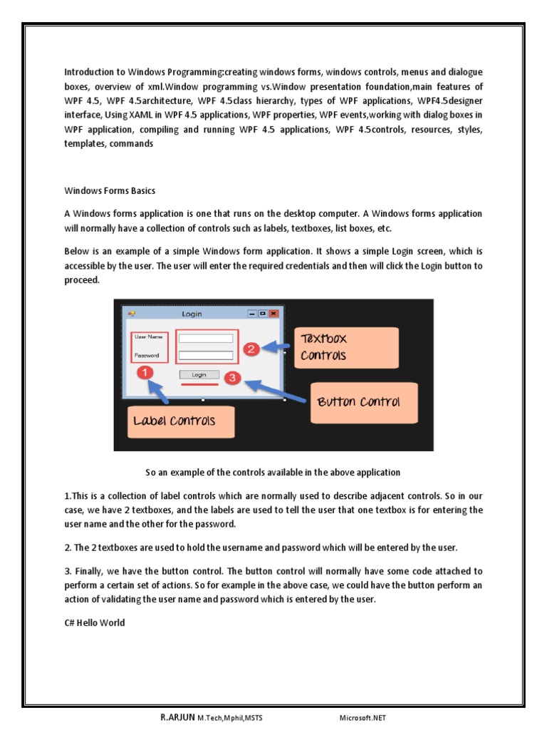Unit 2 Download Free Pdf Windows Presentation Foundation Extensible Application Markup