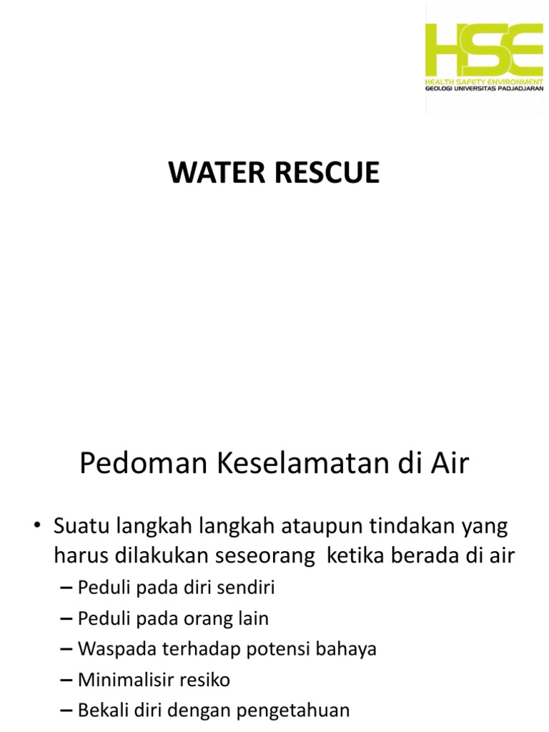 Water Rescue | PDF