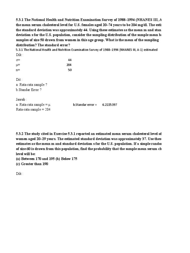 PR Statistik | PDF | Standard Error | Variance