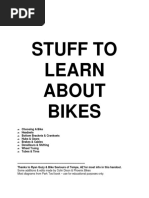 Bike Maintenance Checklist | PDF | Vehicle Technology | Machines