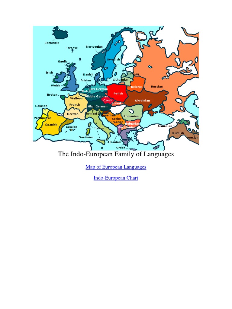 The Indo-European Family of Languages | PDF