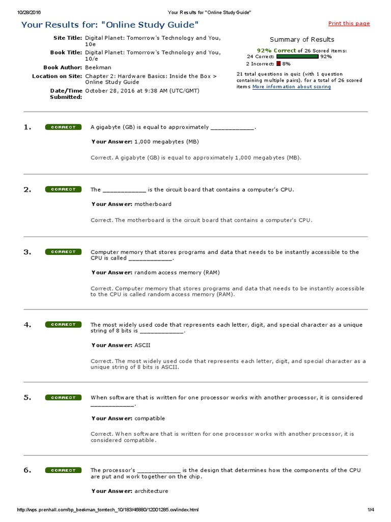 Chapter 2 - Hardware Basics - Inside The Box PDF | PDF | Central ...