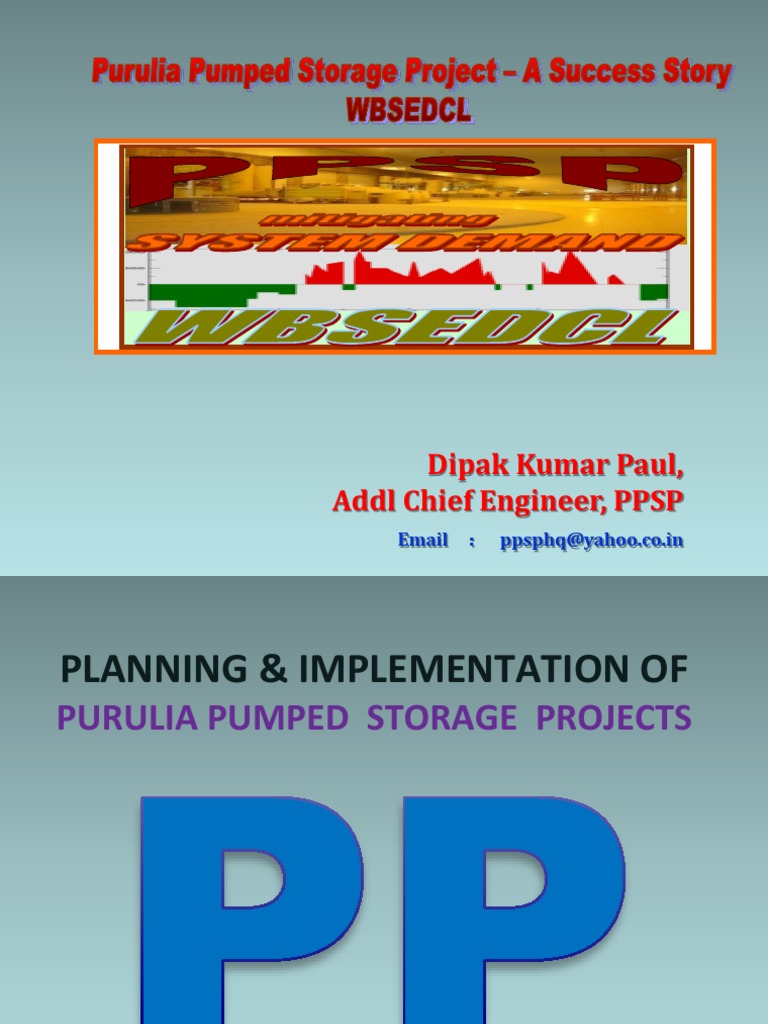 Purulia Pumped Storage Project Overview | PDF | Power Station ...