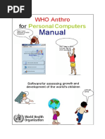 WHO Anthro Dan WHO Anthro Plus | PDF