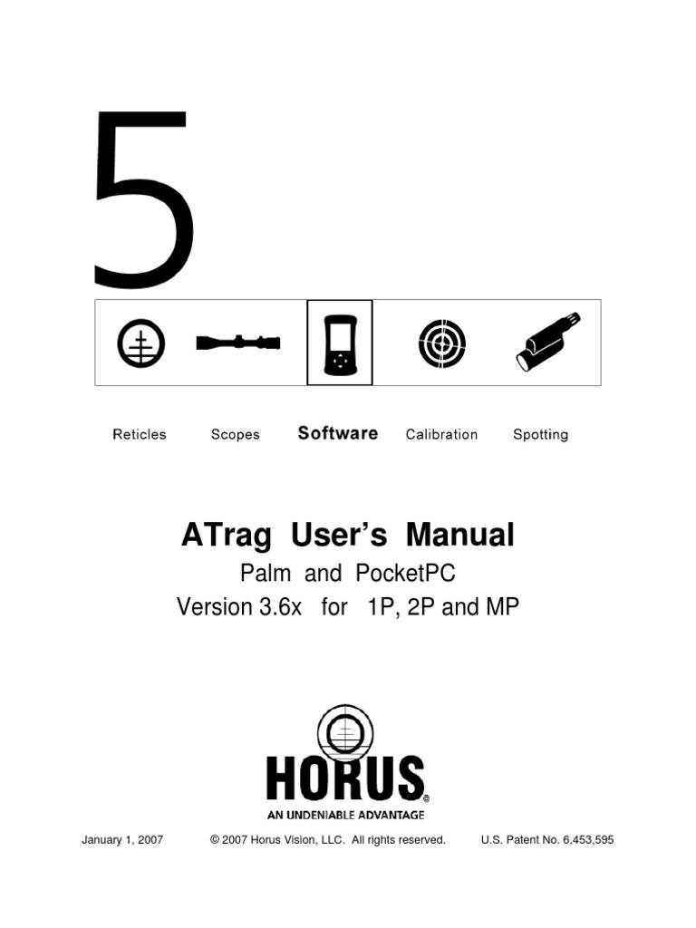 Manual Horus ATrag-V36 | PDF | Minute And Second Of Arc | Personal ...