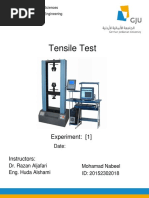 Tensile Testing of Metals Lab Report | PDF | Deformation (Engineering ...