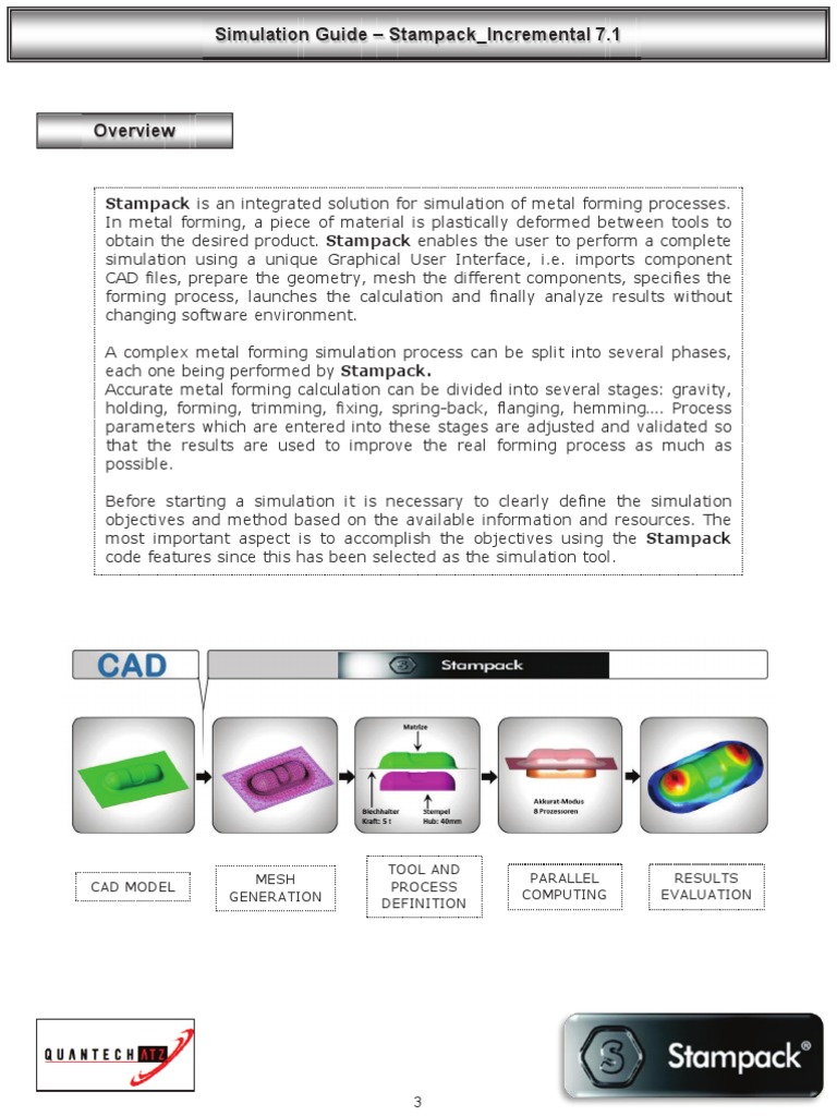 Simulation Guide - Stampack - Incremental 7.1 | PDF