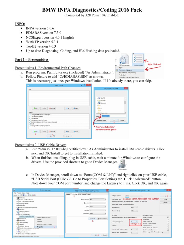 INPA 2016 Installation PDF | PDF | Usb | Microsoft Windows