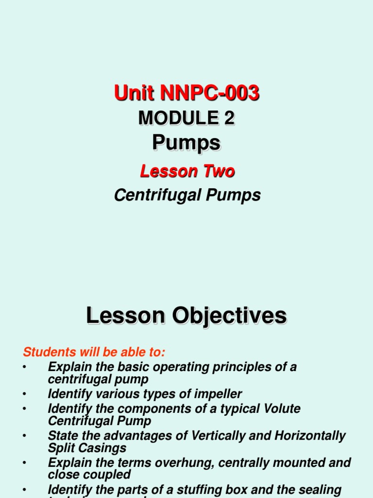 Cent Pump | PDF | Pump | Chemical Equipment