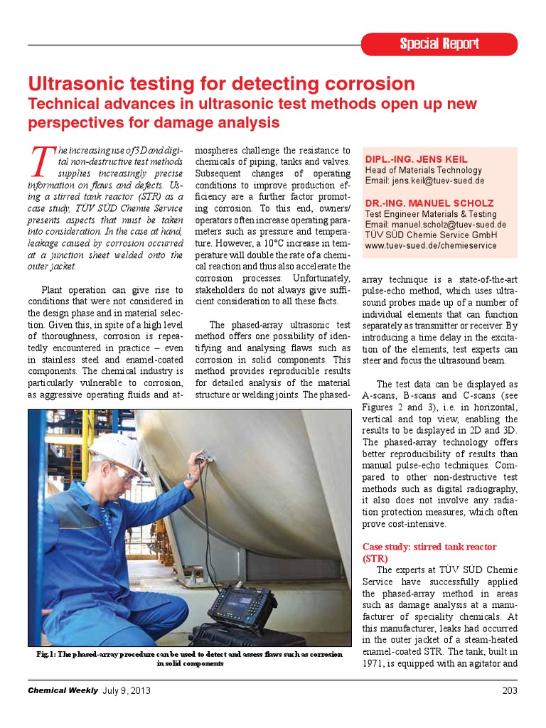 NDT Ultrasonic Testing | Nondestructive Testing | Ultrasound
