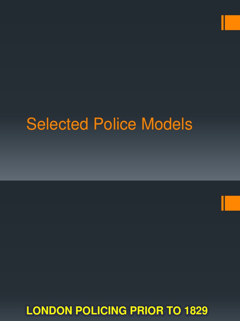 Selected Police Models Throughout History | PDF | Inspector | Police