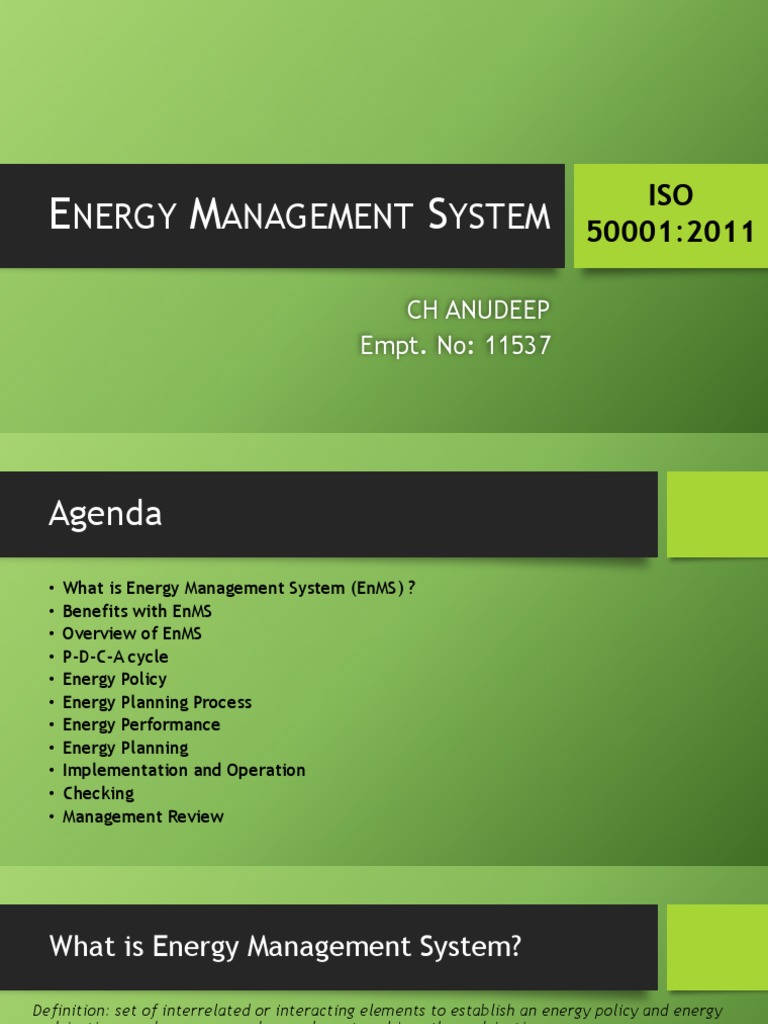 Energy Management System | PDF | Efficient Energy Use | Energy Management