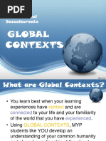 MYP-Global Contexts | PDF | Inquiry | Human