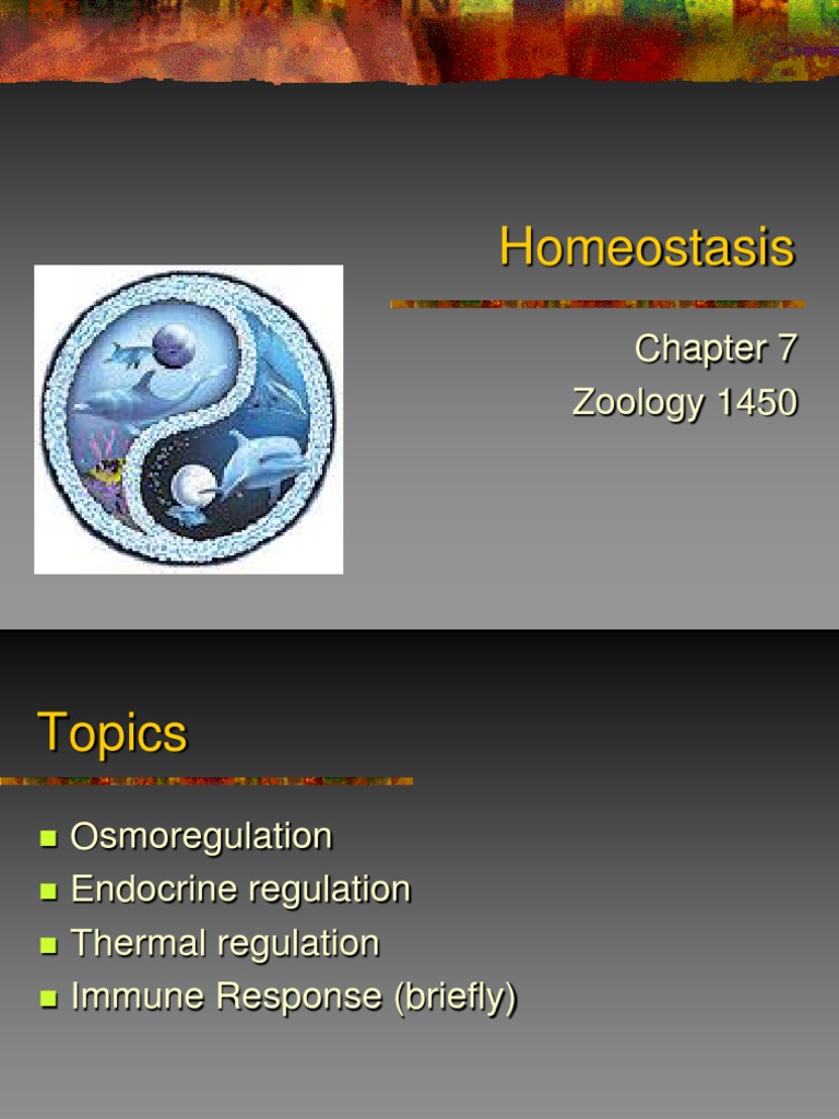 Ch. 7 (Homeostasis-Osmoregulation, Endocrine, Temperature) | PDF ...