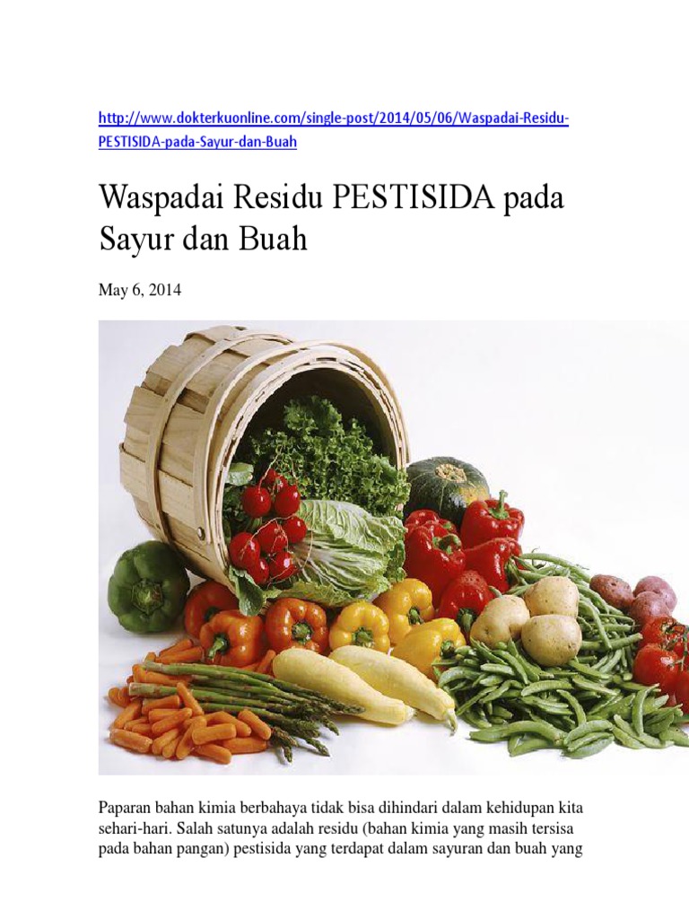 Bahaya Pestisida | PDF