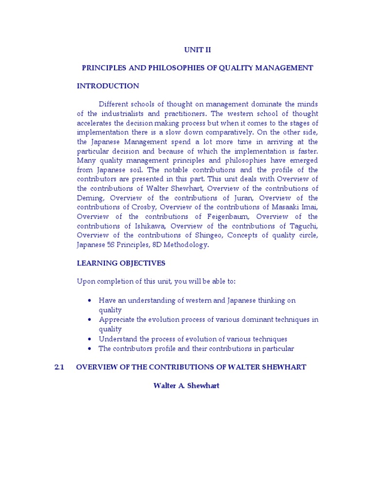 Quality Management Principles Overview | PDF | Business | Science