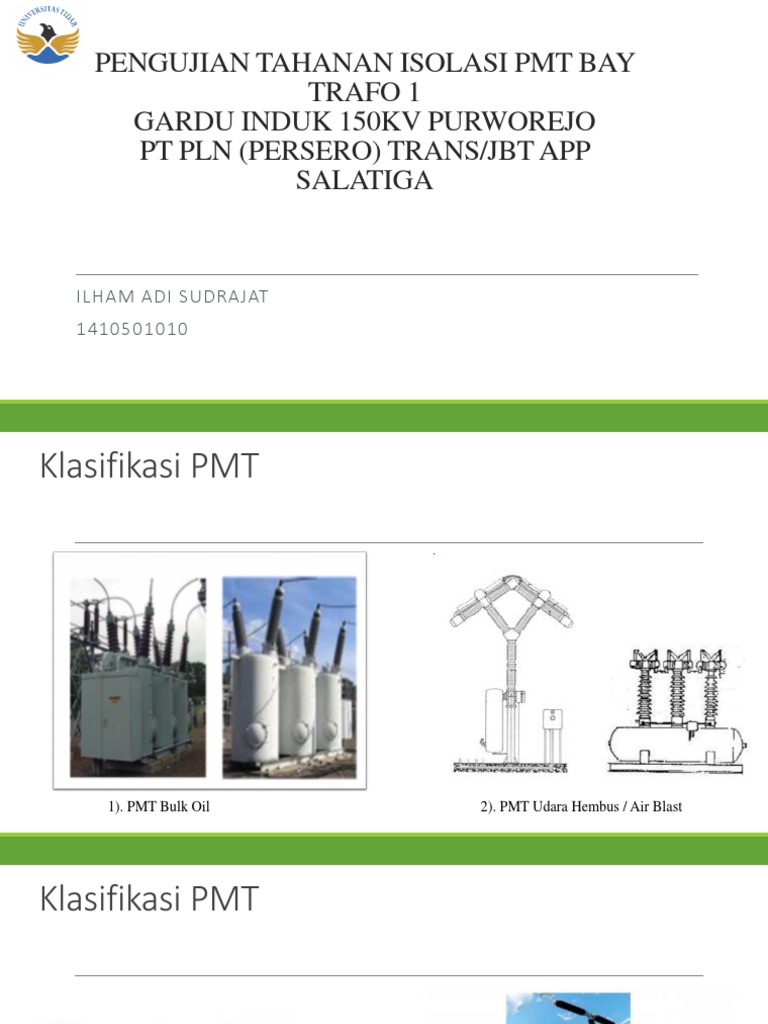 Pengujian Tahanan Isolasi PMT Bay Trafo HH | PDF