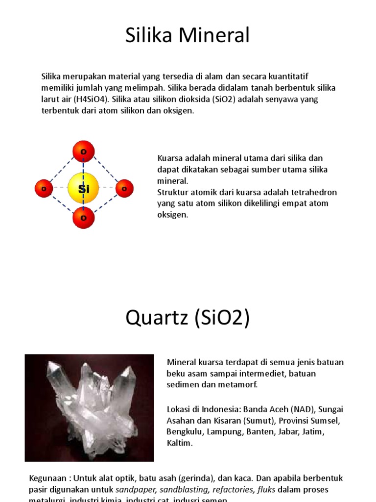 Silika Mineral | PDF