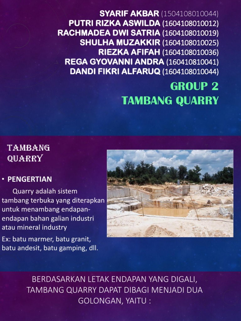Quarry Mining | PDF