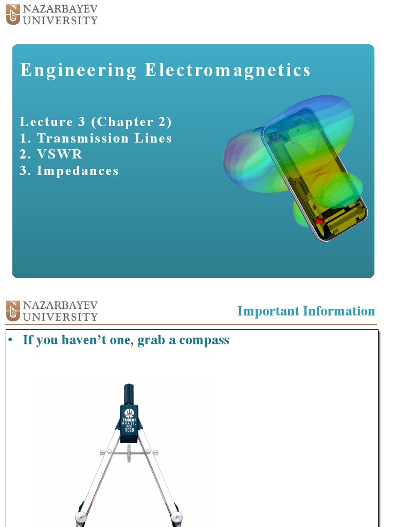 DT - NU-EEE342-Lecture 3-Transmission Lines 2017 PDF | PDF | Transmission Line | Electrical ...