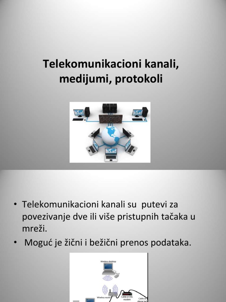 Telekomunikacioni Kanali Medijumi Protokoli | PDF