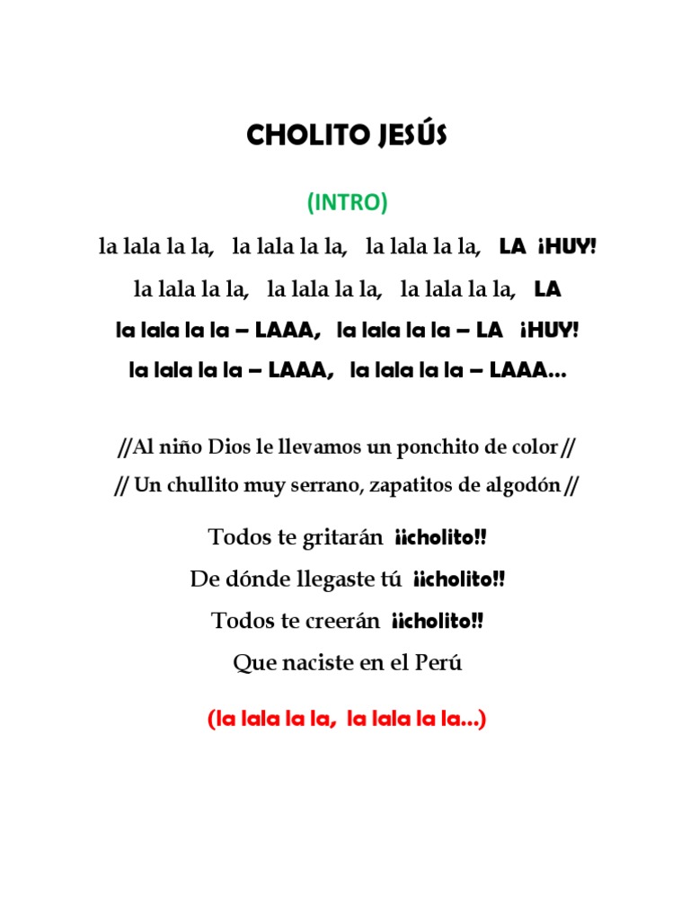 Cholito Jesús | PDF