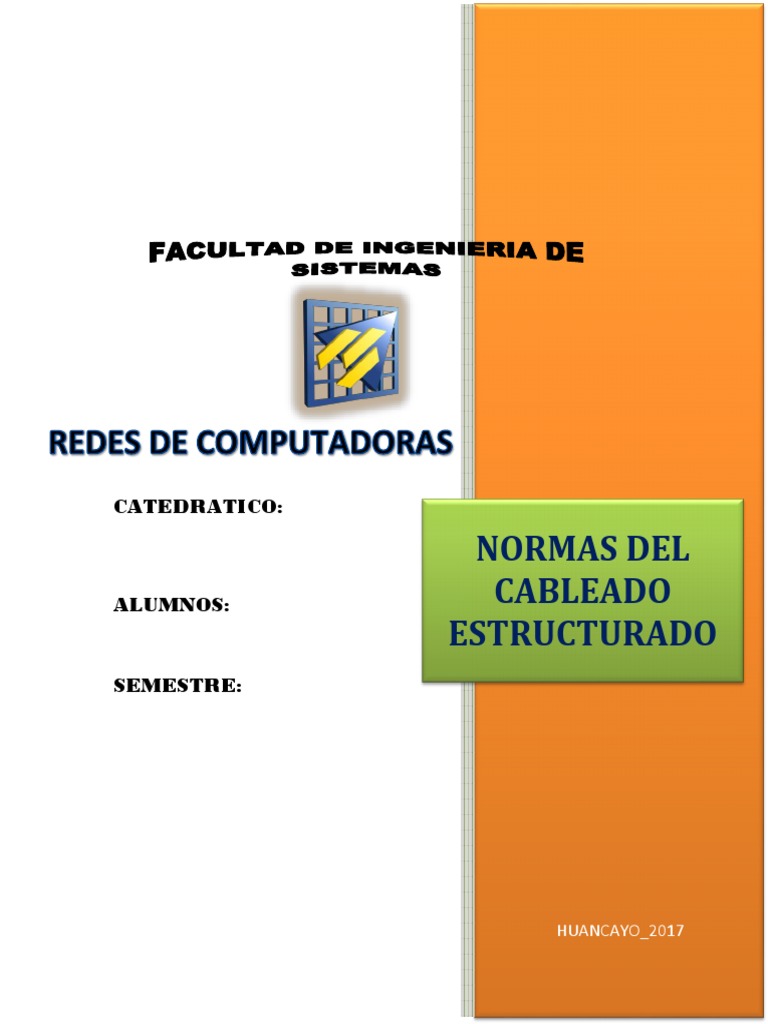 Cableado Estructurado Horizontal y Vertical | PDF | Redes de ...