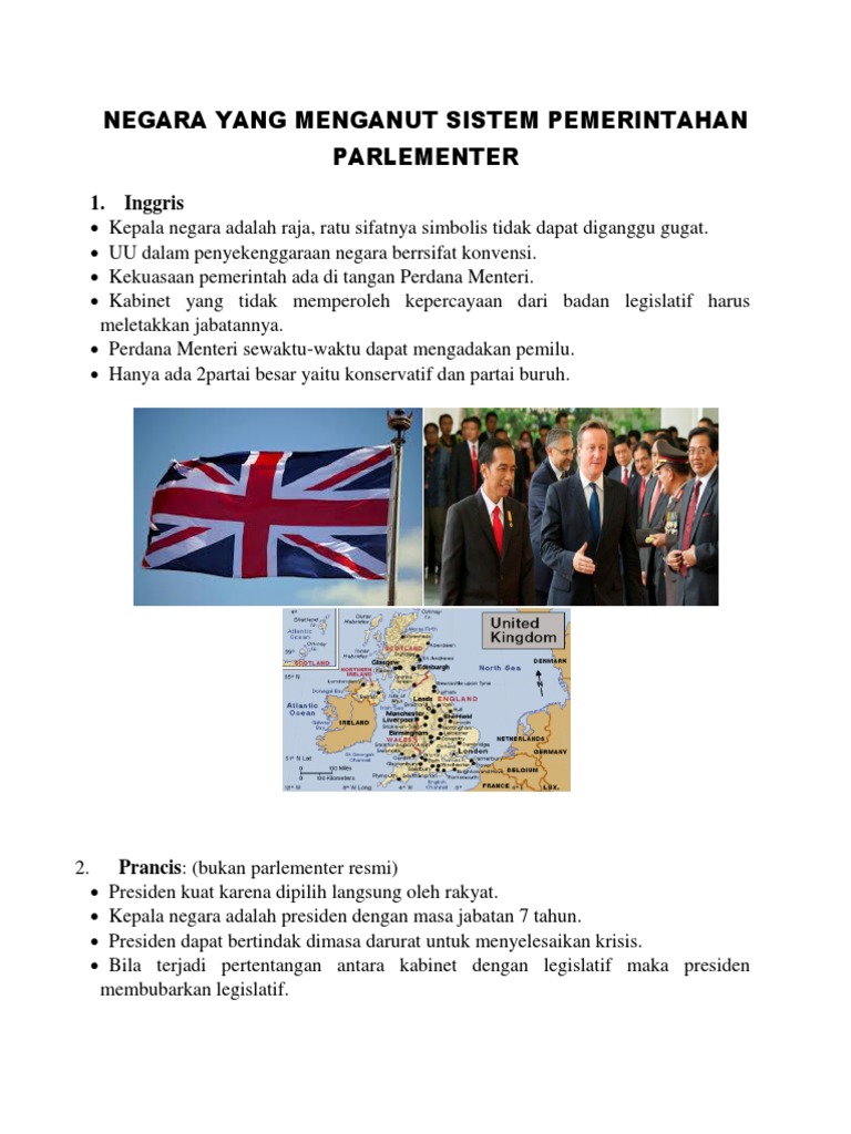 Contoh Negara Yang Menganut Sistem Pemerintahan Parlementer Adalah Berbagai Contoh 